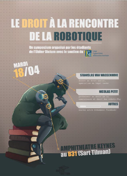 Conférence Obiter Dictum : le droit à la rencontre de la robotique | LCII